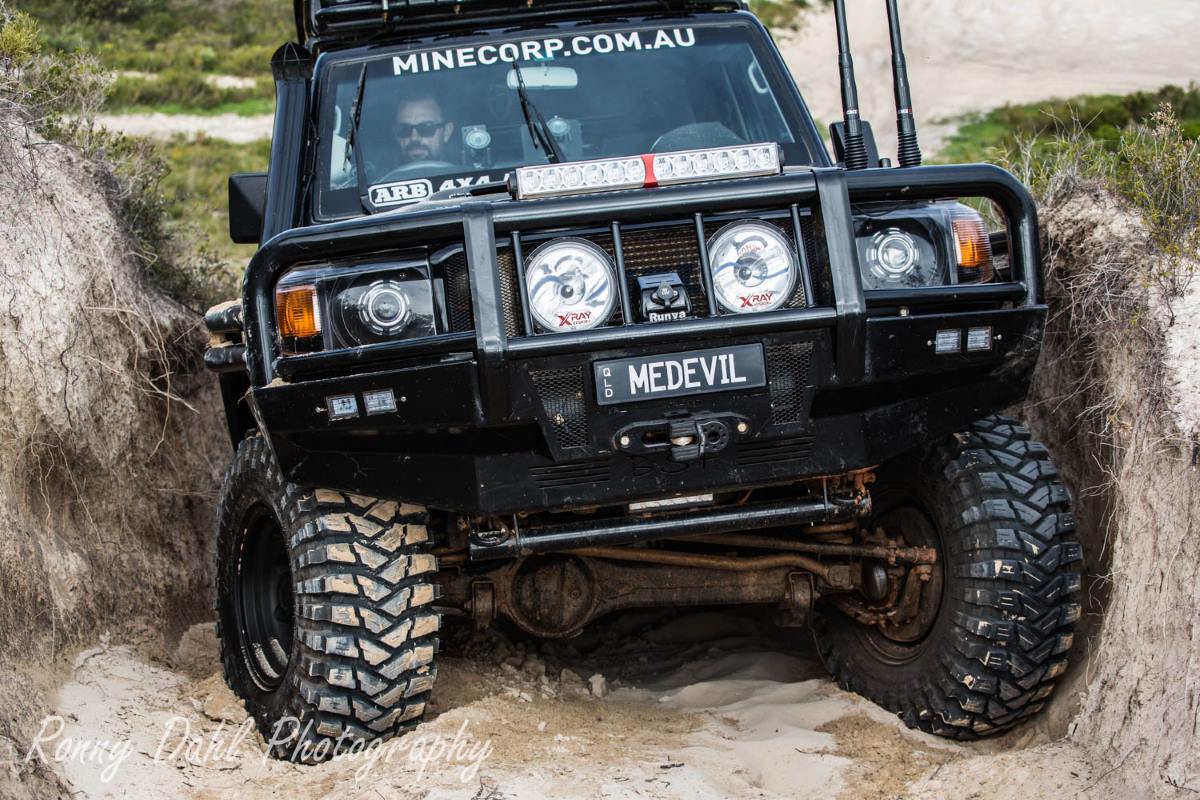 76 series Landcruiser, Modified.