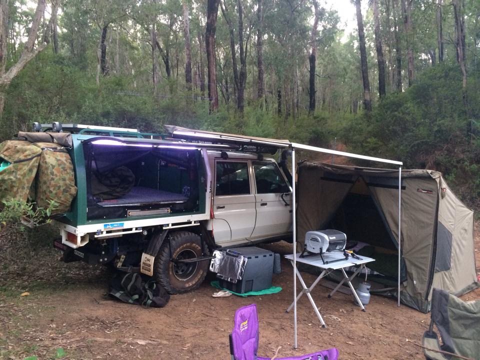 Toyota Landcruiser Dual Cab Workmate, modified.