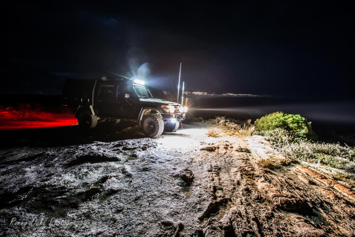 Driving at night, Off-Road.