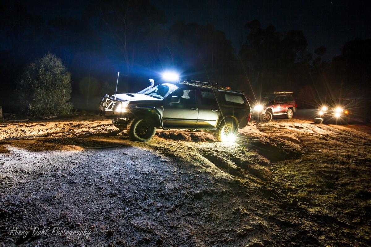 Driving at night, Off-Road.